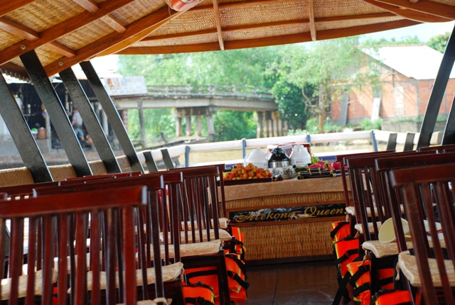 Sampan Mekong Queen - Croisière en Mekong Queen pour découvrir le Delta ...