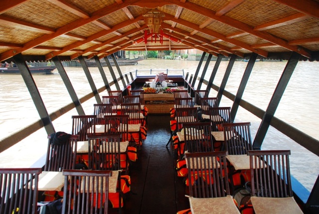 Sampan Mekong Queen - Croisière en Mekong Queen pour découvrir le Delta ...