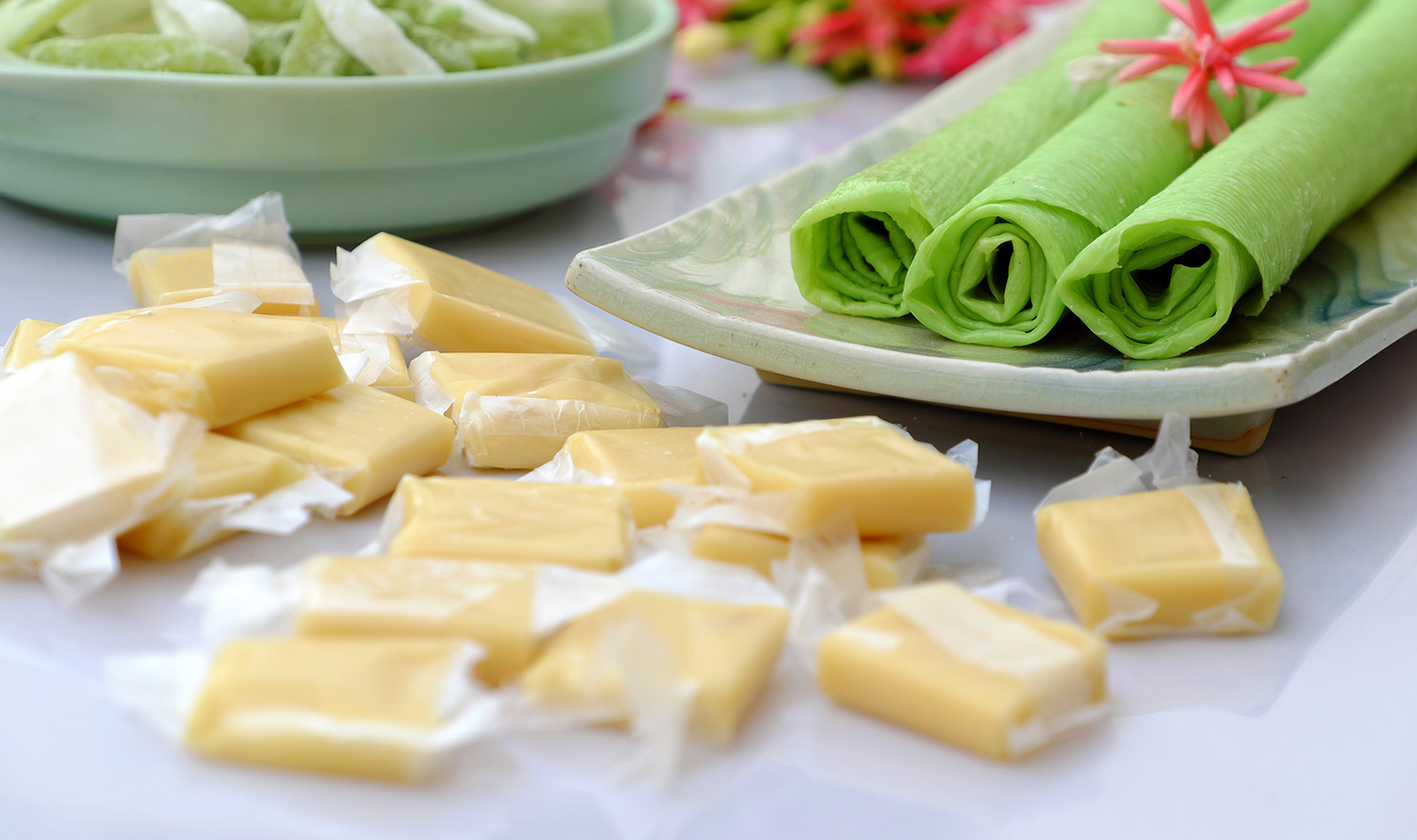 Bonbon de la noix de coco Ben Tre - spécialités traditionnelles à ne ...